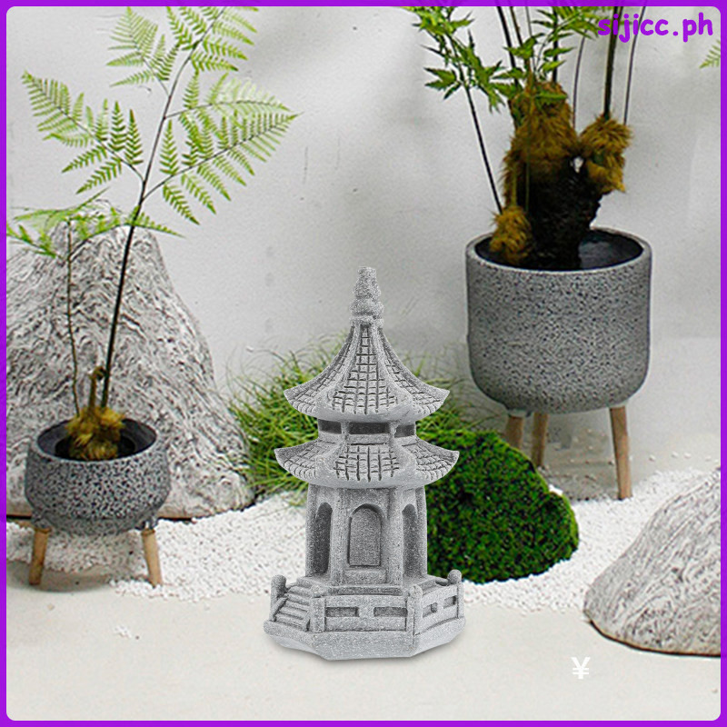 [READY STOCK] Miniature Pagoda Statue Mini Pagoda For Garden Zen Garden ...