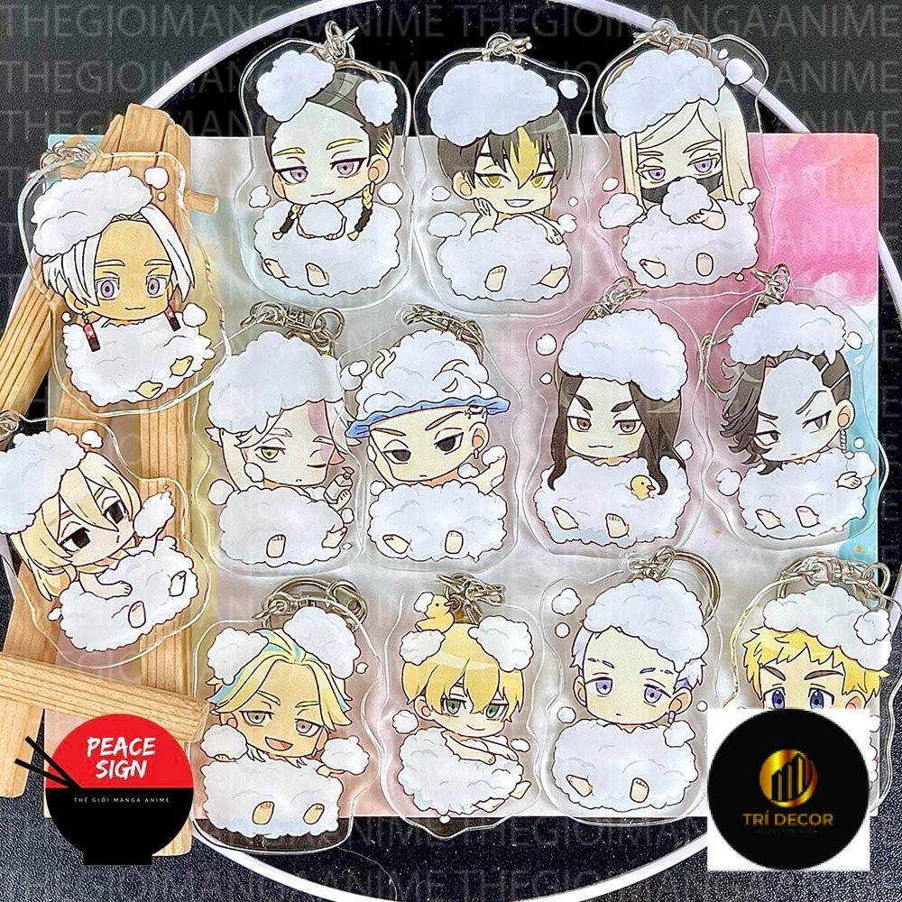 Keychain printed with TOKYO REVENGERS - TAKEMICHI'S THEATER ver BATH ...