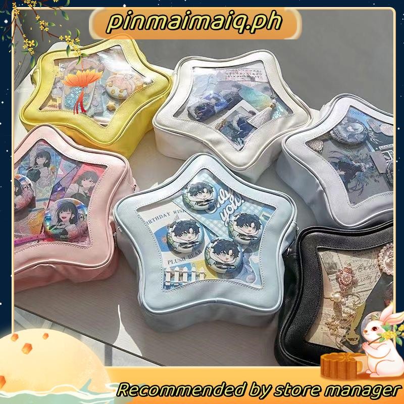 PEWANYZZ Small Ita Bag, Chic Star Multi-purpose Pin Display Bag ...