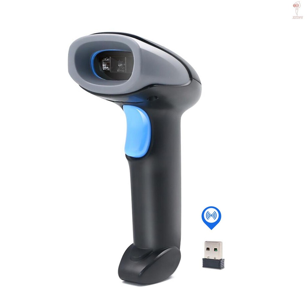 Handheld Barcode Scanner 1D/2D/QR Code Scanner 2.4G Wireless & USB ...