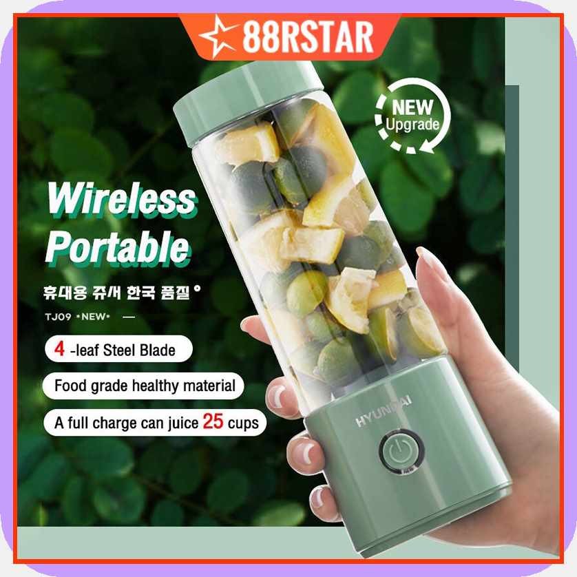 HyundaiaO`Original Blender)X>1500mAh)x>Juice)x?Blender*Q?Portable*s?400ML Wireless Portab ...