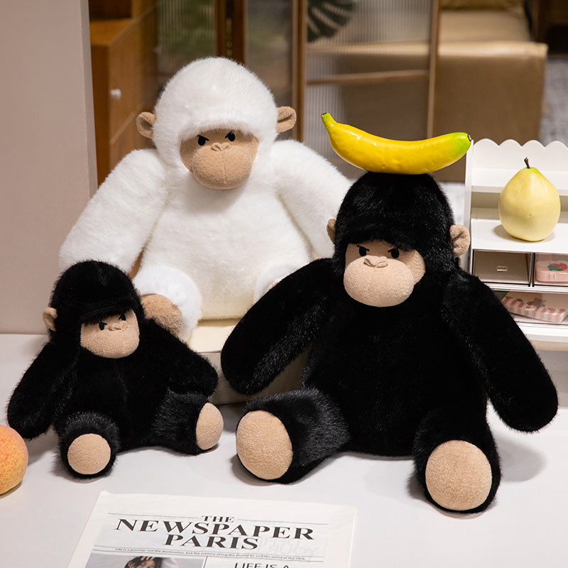 Ugly Cute Fat Gorilla Doll Black Baboon Monkey Large King Kong Cartoon ...