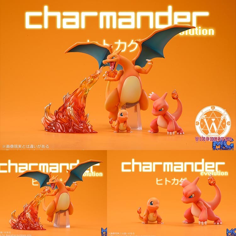 MG Studio scaleworld1/20 Charizard Evolution Set Three Major Houses ...