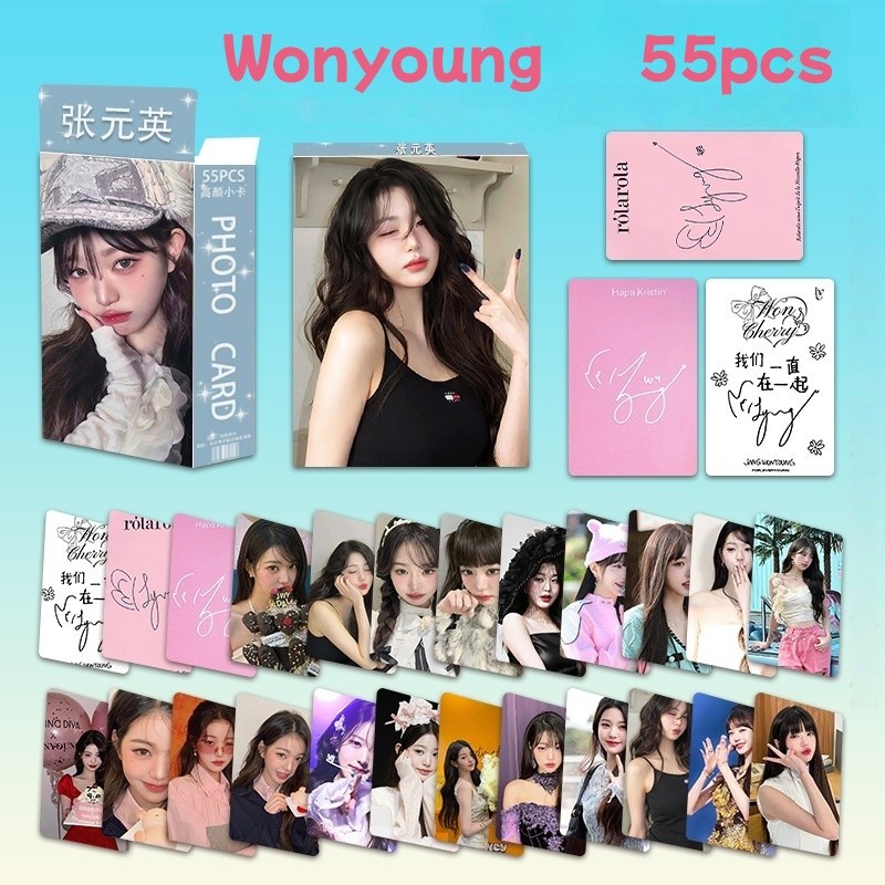 55pcs IVE 3rd EP EMPATHY ATTITUDE Photocards REBEL HEART CRUSH SHOW WHAT I HAVE World Tour ...