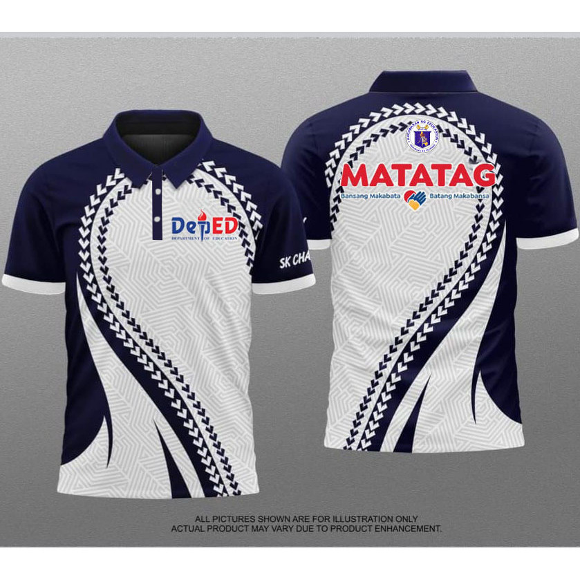 DEPED MATATAG POLO UNIFORM SUBLIMATION POLO-Shirt FOR Men AND WOMEN ...