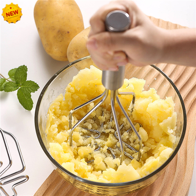 1 Pc Flower Shaped Stainless Steel Potato Press, Potato Puree Press ...
