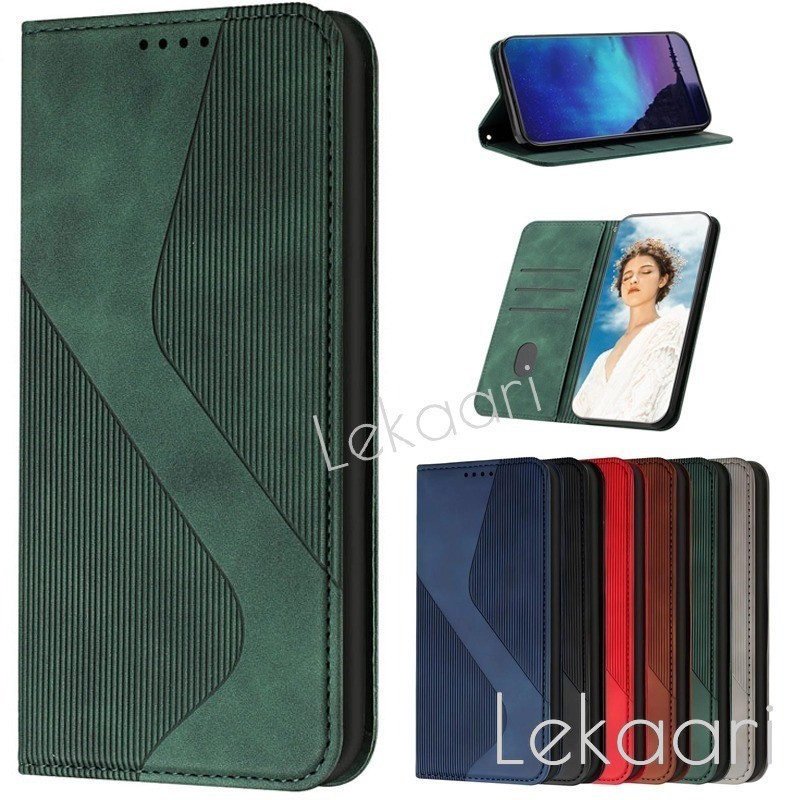 ‌Magnetic Leather Flip Case For Tecno Camon 40 30 20 Premier 19 Pro Neo ...