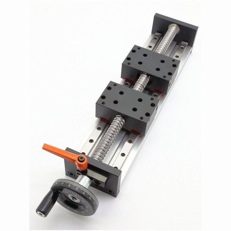 Front and Back Teeth Cross Stepping Screw Manual Track Laser Sliding ...