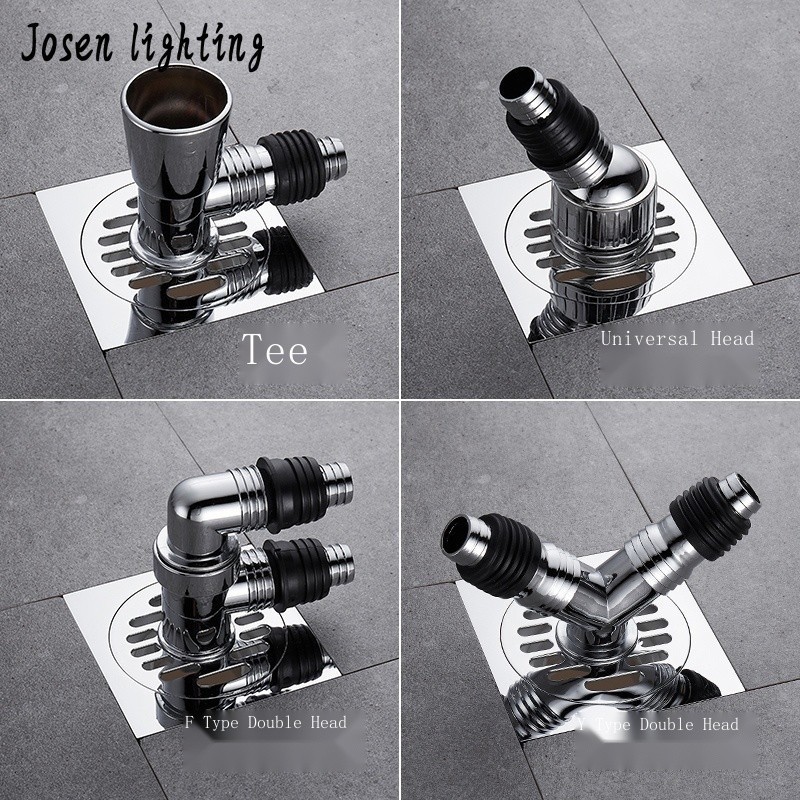 Drum washing machine outlet pipe and floor drain joint drain pipe ...