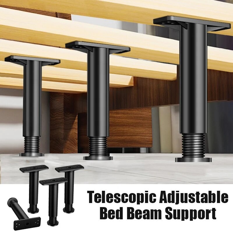 Telescopic Adjustable Bed Beam Support Foot Reinforced Plastic ...