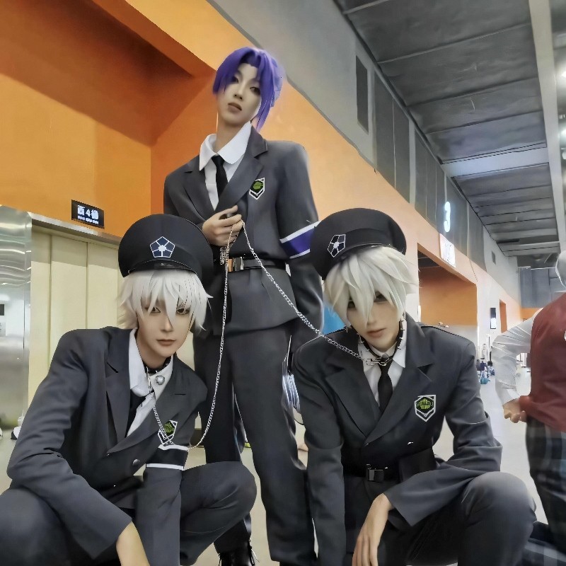 Anime Blue Lock Prison Guards Cosplay Full Set Costume Suit for Adult ...