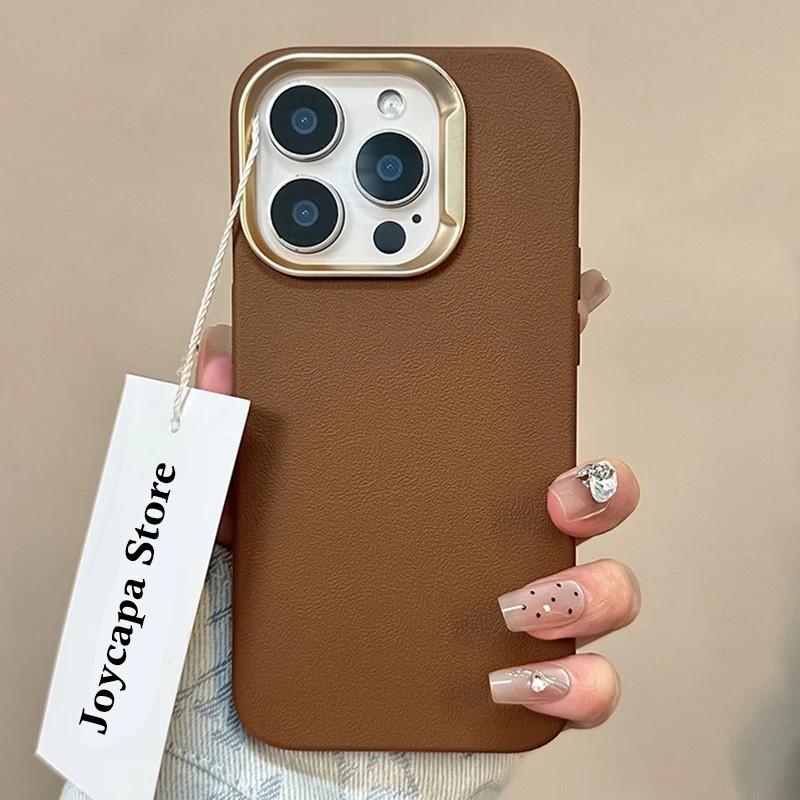HOCE Leather Texture Phone Cases For iPhone 16 15 14 13 12 Pro Max 16 ...
