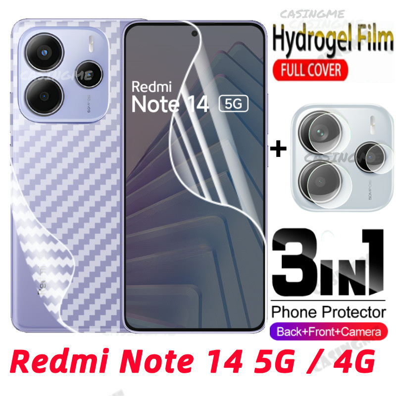 Redmi Note14 5G 2025 Front Back Full Cover Protection Hydrogel Film For ...