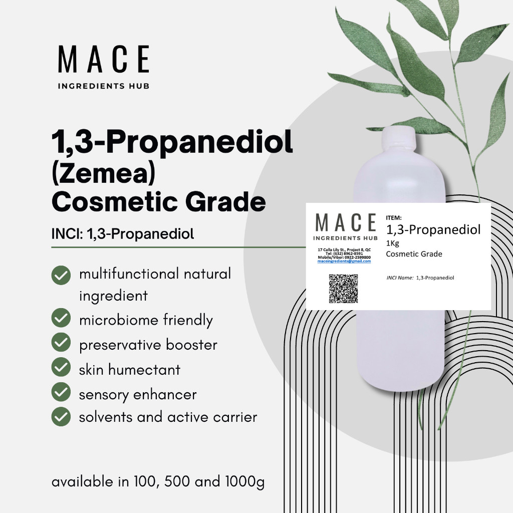 1,3-Propanediol Premium (also known as Zemea) Skin Humectant, Preservative Booster, Active ...