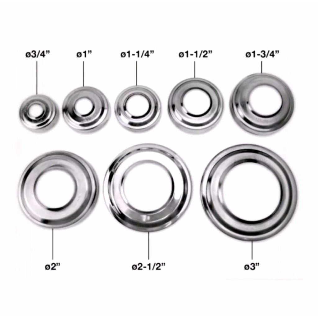 304 STAINLESS Cover Round Tube Cover Tube Foot Cover (Price 1pcs ...