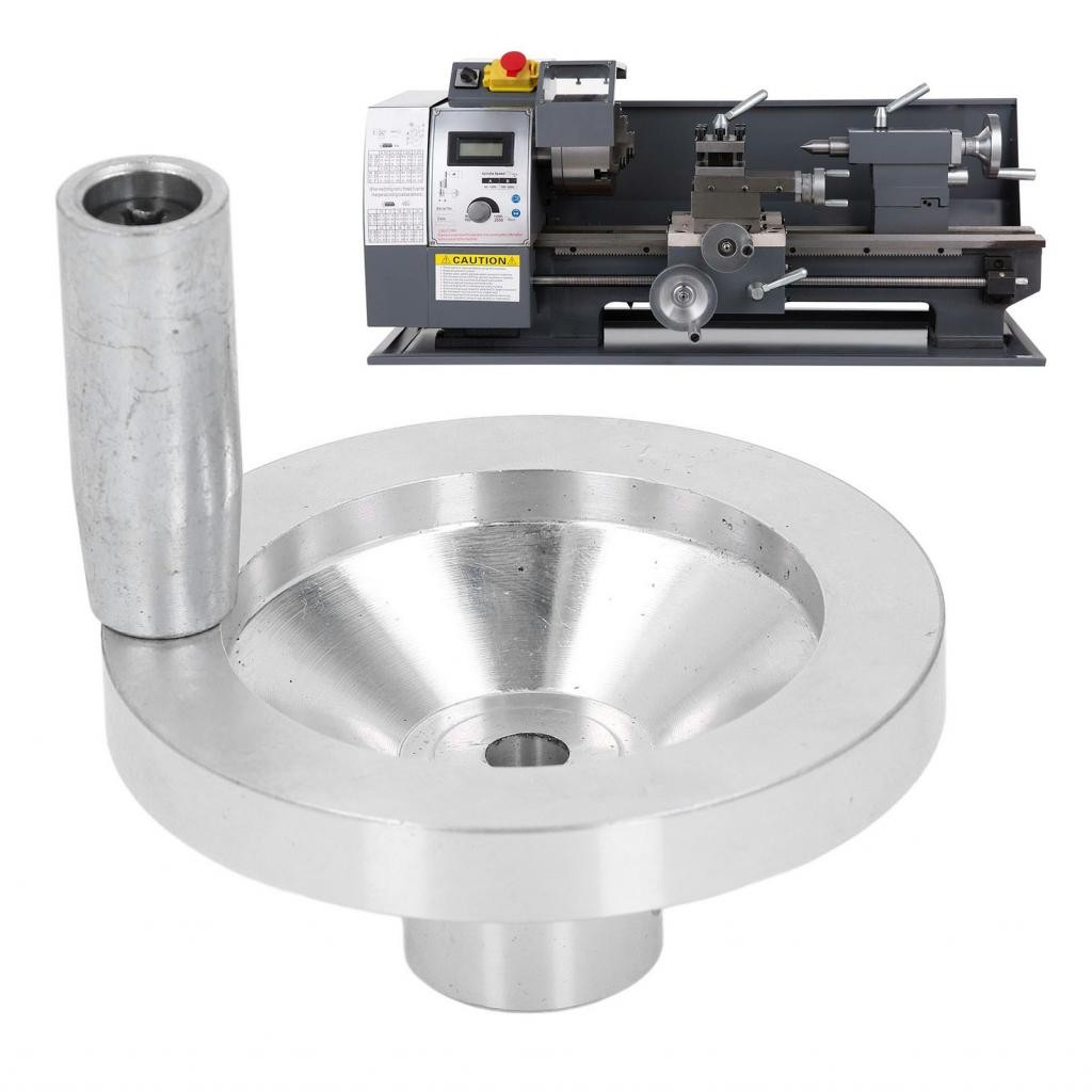 Mini Lathe Handwheel CNC Aluminum Alloy Hand Wheel with Handle for ...