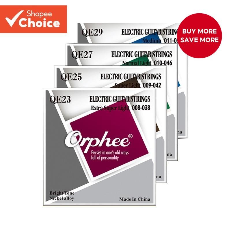 Orphee Electric Guitar String Nickel Alloy Plated QE23 /QE25/ QE27/QE29 ...