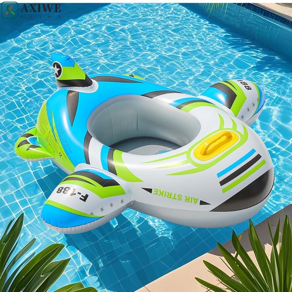 AXIWE Baby Swim Ring, Aircraft Shape Inflatable Swimming Circle, Water ...