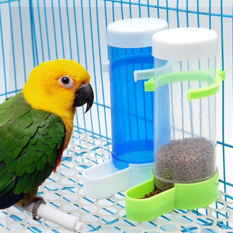 Pet Bird Water Drinker Feeder Waterer Bird Supplies Parrot Parakeet ...