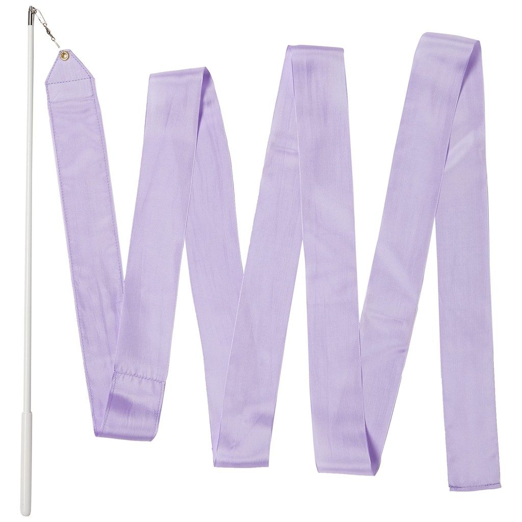 SASAKI rhythmic gymnastics equipment stick and ribbon set lavender ...