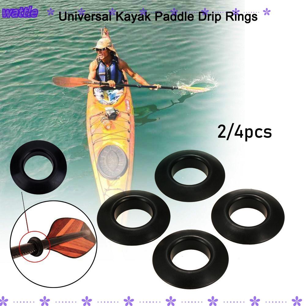 WATTLE 2/4Pcs Propel Paddle Parts Universal Raft Canoe Black Splash ...