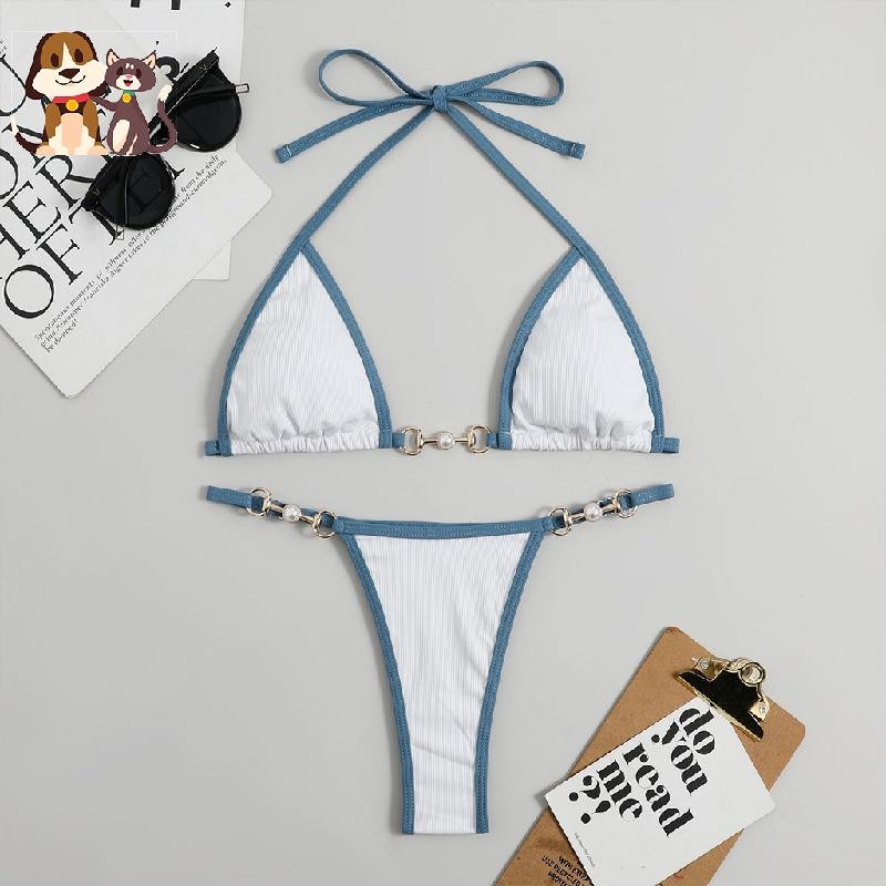 Sexy Micro Bikini 2024 Woman Chain Swimsuit Women Swimwear Thong ...