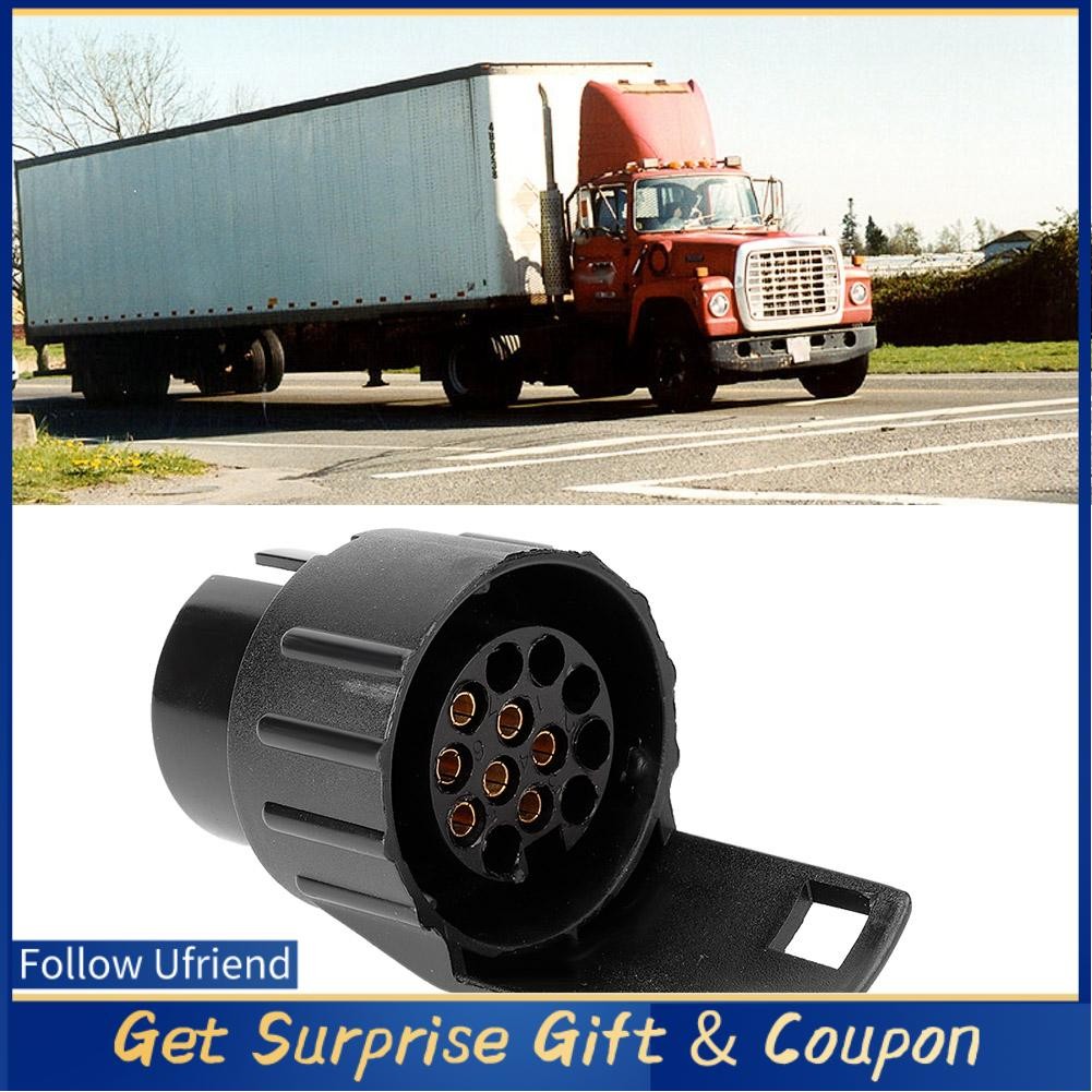 Ufriend 7 13 Pin Trailer Truck Towbar Towing Socket Plug Converter ...