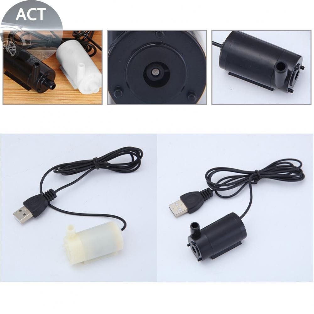 Portable USB Water Pump for Aquarium Low Noise Promotes Water Flow Long ...