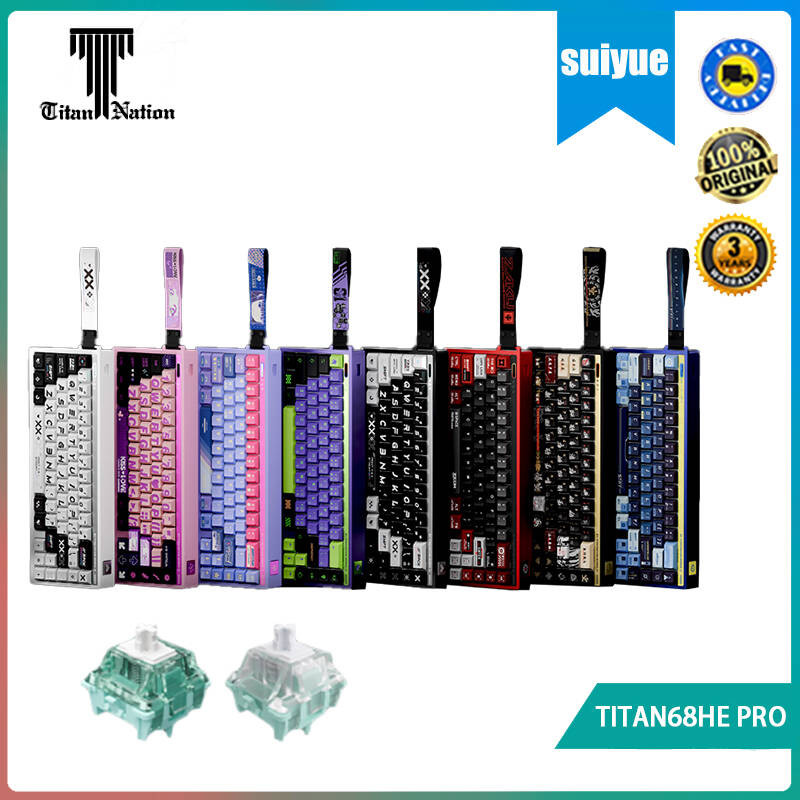 TitanNation TITAN68HE PRO Magnetic Axis Keyboard Magnetic Jade PRO Axis ...