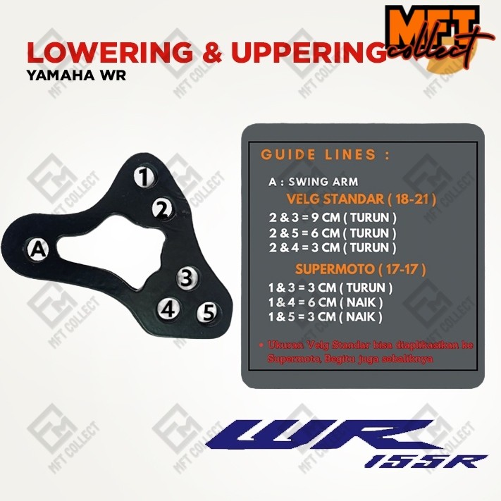 Yamaha Wr 155 Shortening and Lowering Lowering Kit | Shopee Philippines