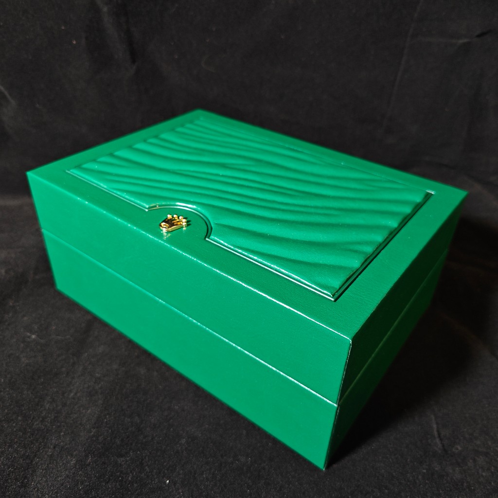 With logo Green Watch Box Whole Set Wave Pattern Green Water Ghost ...