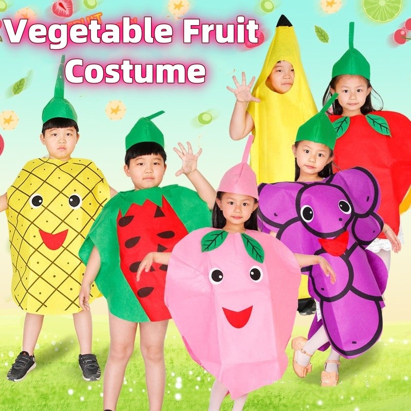 Kids Fruit Vegetable Cosplay Costume Fruit Creative Performance for ...