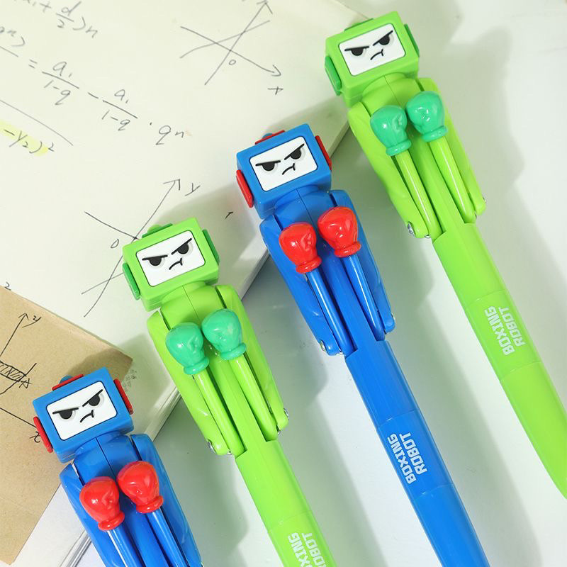 Robot Boxing Pen Creative Decompression Out Boxing Student Funny Funny ...