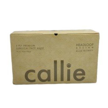 CALLIE SURGICAL FACE MASK 4PLY 50'S - HIJAB BEIGE (EXP 07/2026 ...