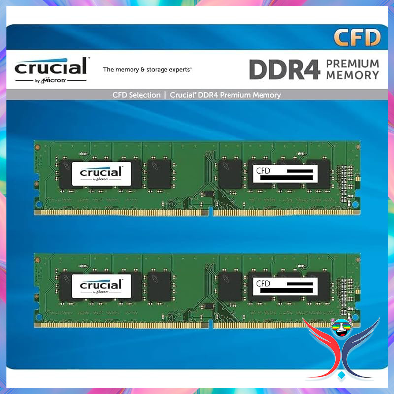 Crucial by Micron DDR4-3200 16GB (2x8GB) Desktop Memory Kit with ...