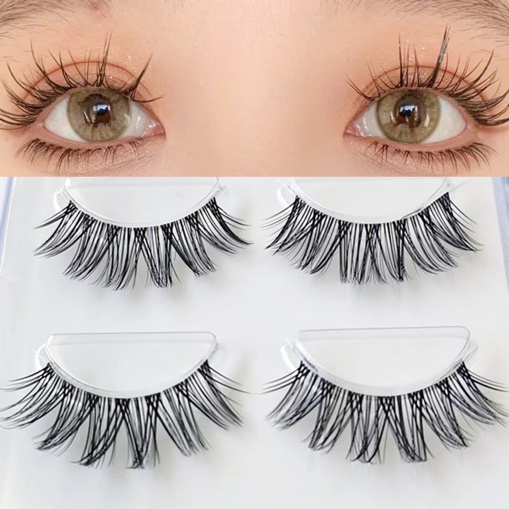 3 Pair European And American Style Long Thick Natural Whole Transparent ...