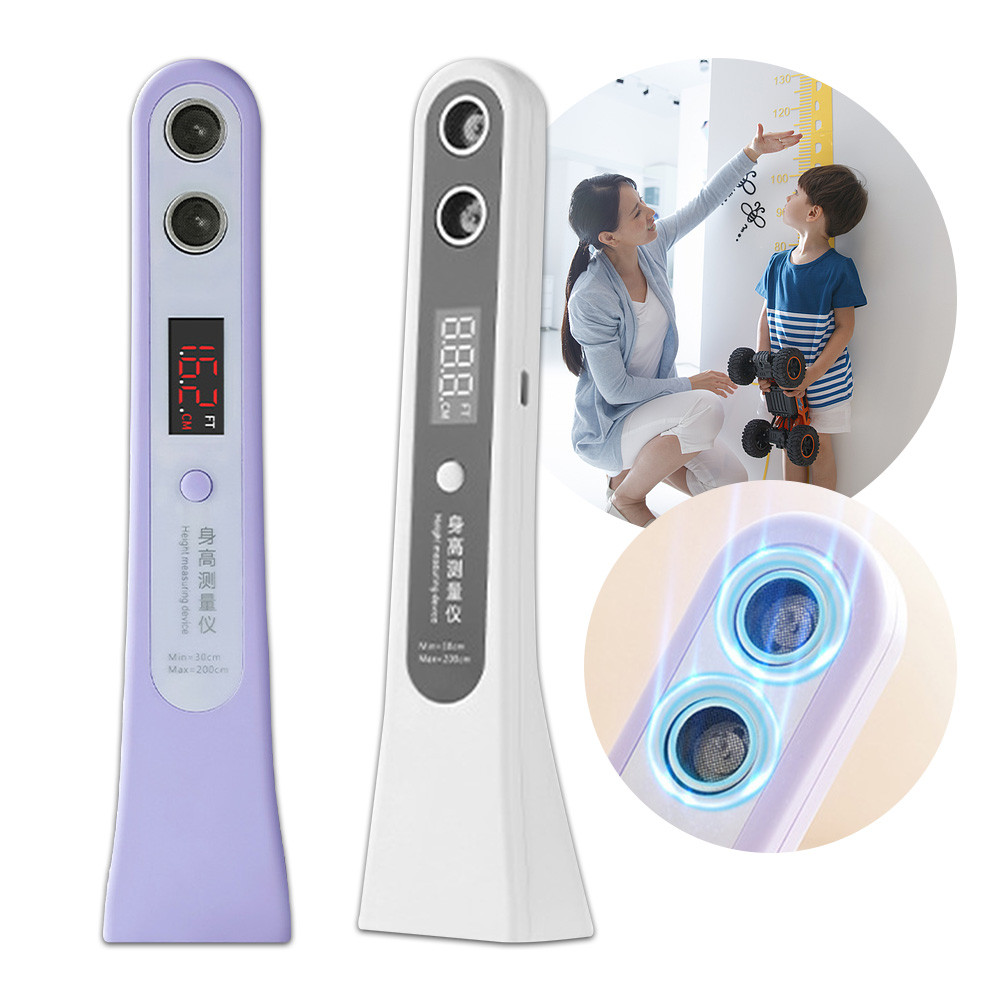 Rechargeable Ultrasonic Height Measurement Meter Handheld Cordless ...