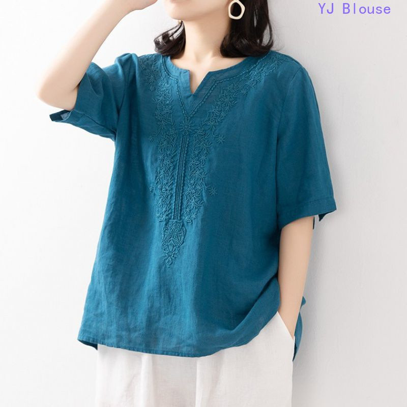 asian inspired attire for women barong blouse ，Cotton and Linen Blouse ...
