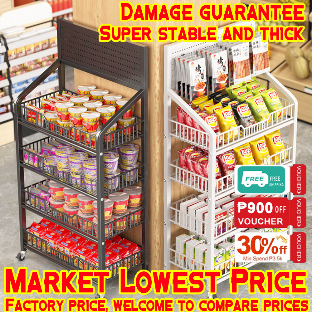 Supermarket Shelf Display Grocery Rack Tindahan Organizer Rack Steel ...