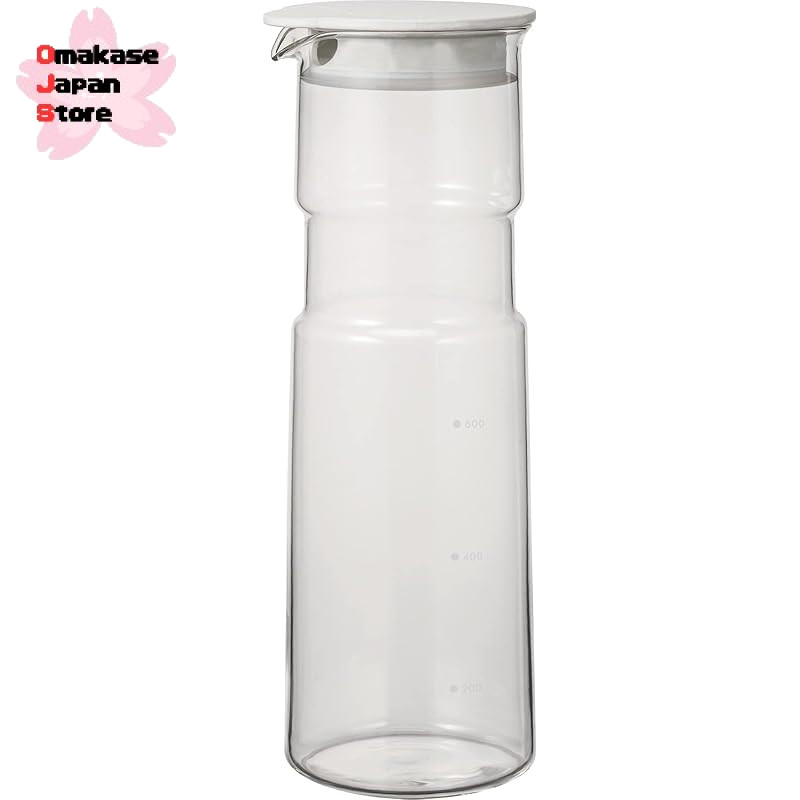 HARIO Japanese Made Cold Water Pitcher, Heat Resistant Glass, Freepot ...