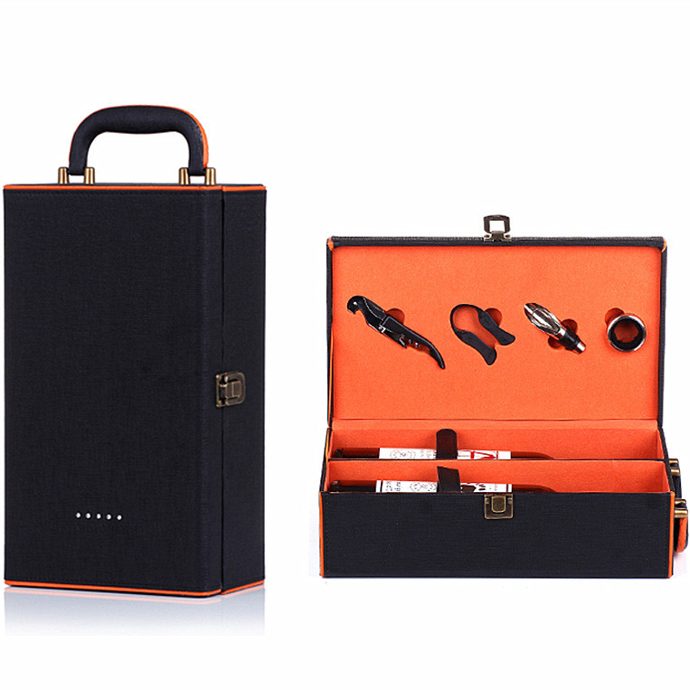 ((Does Not Include Wine) Hongxin Rhinestone Red Wine Box Double Wine ...