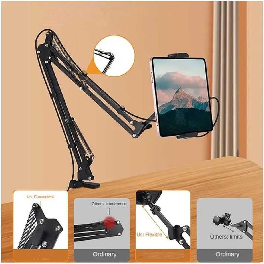OKR Holder HP Tablet Stand Lazypod 360 Rotation Adjustable Desk Clamp ...