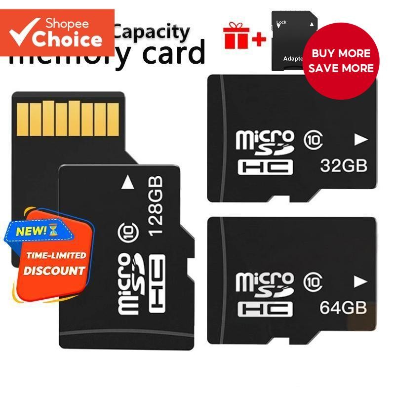 Class 10 32-128GB Waterproof TF Cards High-speed Compatible with Phones ...