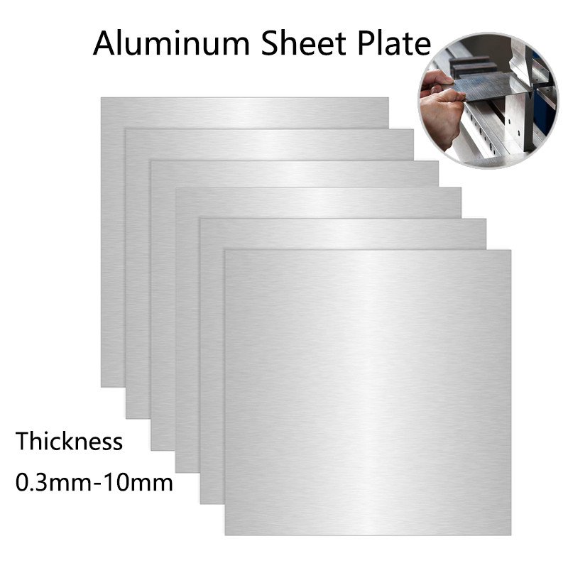 Aluminum Sheet Metal Plate – 0.3-10mm Thick, 100x100mm & 200x200mm for ...