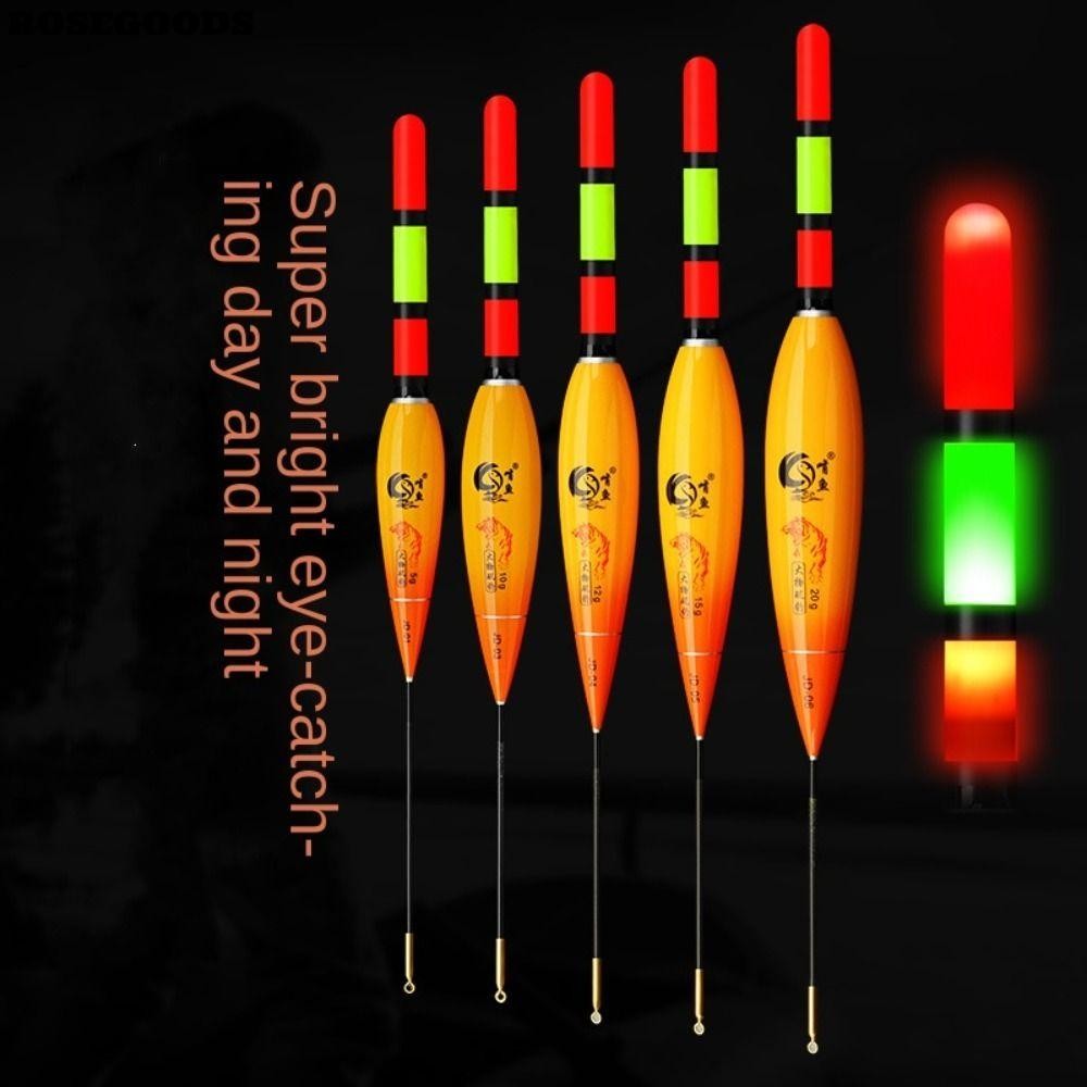 ROSEGOODS Electronic Fishing float, Buoy Strike 3 Light Light Float ...