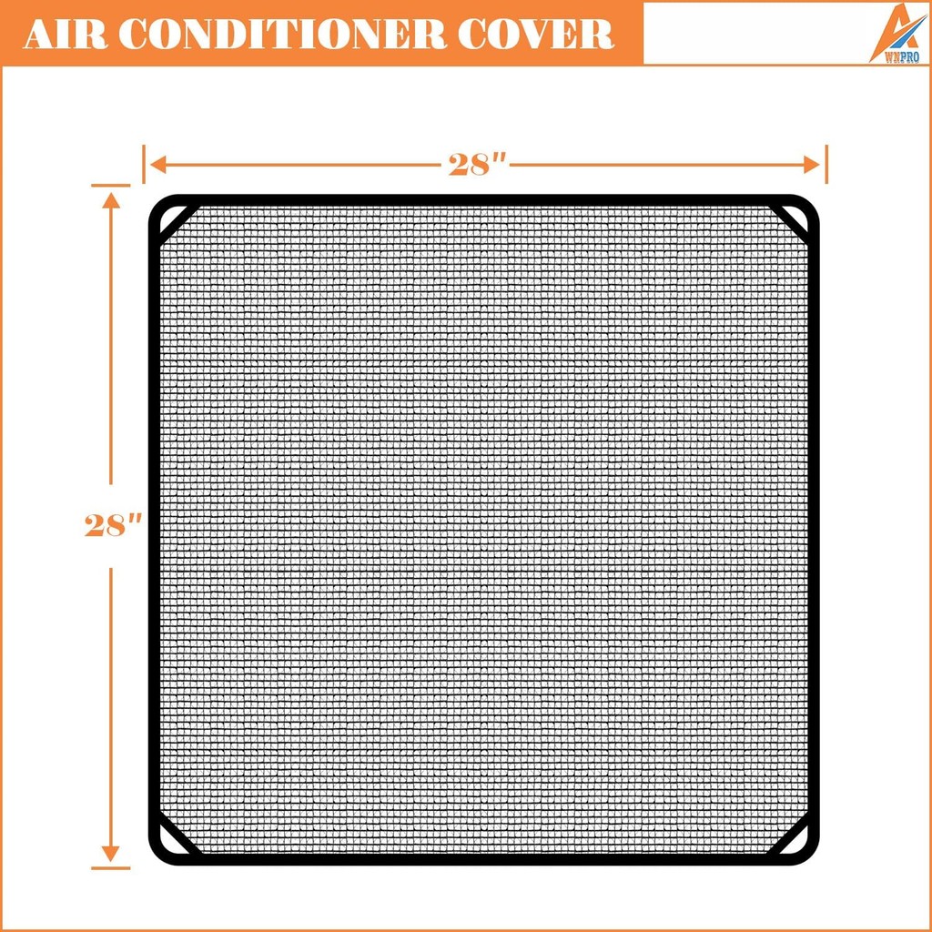 28"x28" Air Conditioner Cover AC Unit Top Mesh Cover for Outside Unit ...