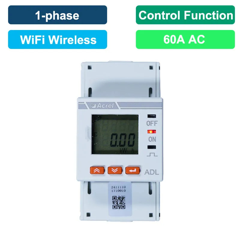Acrel ADL200-NK/WF Wifi Single Phase Energy Meter MQTT Power Monitoring ...