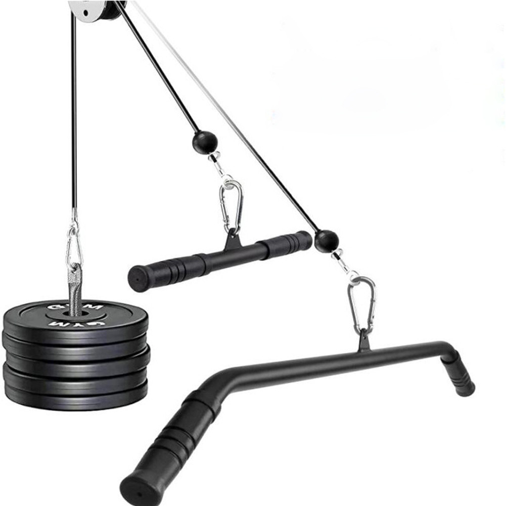 39.37 Inch Lat Pulldown Attachment Strength Training Curl Pulldown Bar ...