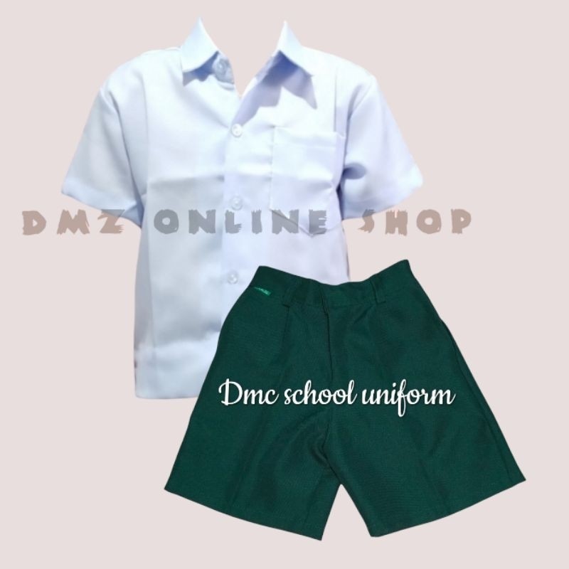 TERNO BATTLE GREEN SHORT AND POLO UNIFORM | Shopee Philippines
