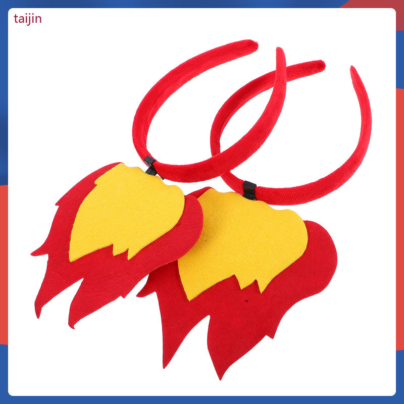 Flame Hairband Kids Halloween Headband Fire Headpiece Headbands for ...